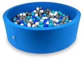 Suchý kulatý bazének s míčky XXL (pol.130 cm), různé barvy