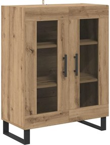 Vysoký bufet 2 ks Artisanový dub 69,5 x 34 x 180 cm 3403193