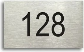 ACCEPT Číslo na dveře - typ 07 (50x30mm) - bílá tabulka - barevný tisk