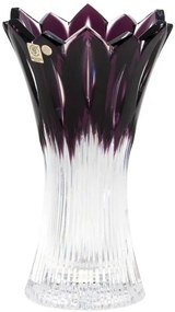 Váza  Flame, barva fialová, výška 255 mm