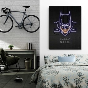 Gario Obraz na plátně Neonový Batman - Rubiant Rozměry: 40 x 60 cm