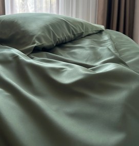 HEDDA Povlečení Tencel™ Lyocell Iballa zelené rozměr: set 70 x 90 cm + 140 x 200 cm
