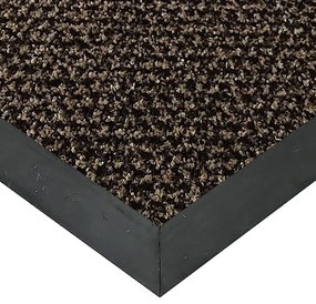 Hnědá textilní vstupní vnitřní čistící rohož Alanis - 150 x 150 x 0,75 cm