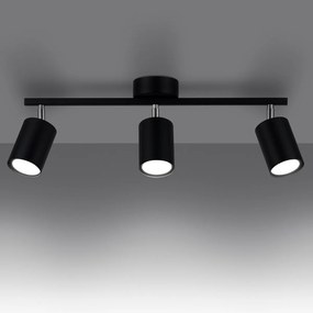 Sollux Lighting Stropní svítidlo LEMMI 3 černé
