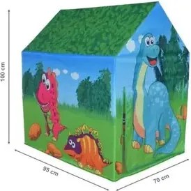 PIXINO Dětský stan na hraní Dino / 102x95x72 cm / od 3 let