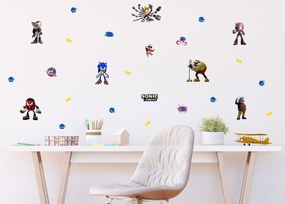 Dětská samolepka na zeď Sonic | 42.5 x 65 cm | DDK1677