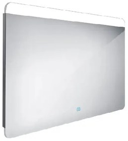 Nimco Zrcadla - Zrcadlo s LED osvětlením, 1000x700 mm, dotykový senzor, hliník ZP 23004V