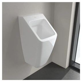 Villeroy & Boch Villeroy Boch ARCHITECTURA - Odsávací pisoár s cílovým objektem, 325x355 mm, přívod vody skrytý, bílá alpin 55870501