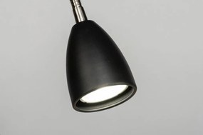 Stolní designová lampa s klipem Nicolette Black