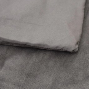 Zátěžová deka s povlečením šedá 137 x 200 cm 10 kg textil 3154886