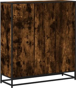 Knihovna kouřový dub 97,5x33x107,5 cm kompozitní dřevo a kov 3300862