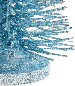 X-MAS Dekorační jedle třpytivá 40 cm - modrá