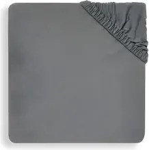 Jollein Prostěradlo napínací 120x60 cm Storm Grey / Prostěradlo / 100%