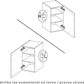 Levná kuchyňská linka EKO WHITE | 240 cm | bílá mat