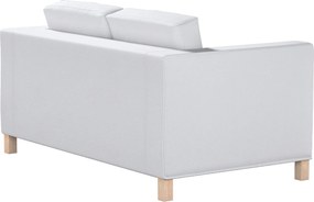 Potah na pohovku IKEA  Karlanda 2-místná, krátký barva bílá látka pletený vzor