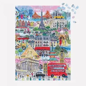 GALISON Puzzle Města z celého světa / 1000 dílků