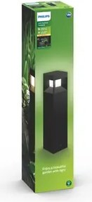 Philips 16481/30/P0 Parterre LED 1x8W 40cm černá / Venkovní sloupkové