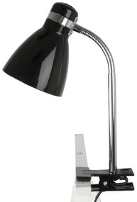 Stolní lampa s klipem Study černá Leitmotiv