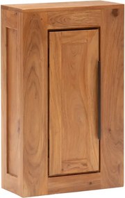 furniture-nabytek.cz - Nástěnná skříňka Osvaro akácie - Černé kovové úchytky