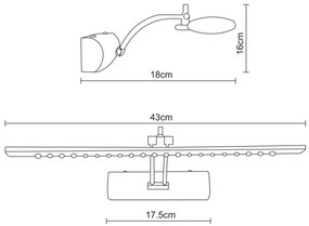 GLOBO 78301 - LED Obrazové svítidlo PICTURE 1xLED/3W/230V
