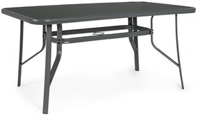 BIZZOTTO Kovový zahradní stůl MARTINEZ 150x90 cm 0802954