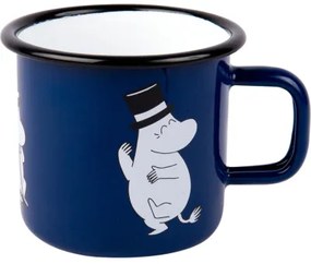 Smaltovaný plecháček Moominpappa modrý, 3,7 dl Muurla