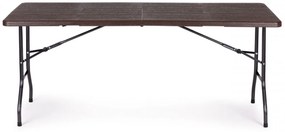 Skládací cateringový stůl Impro 180 cm hnědý