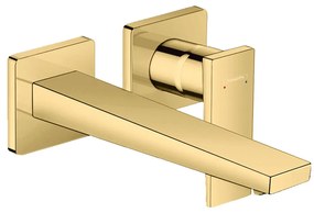 Hansgrohe Metropol, umyvadlová baterie pod omítku 225 mm, 2-otvorová instalace, zlatá lesklá, 32526990