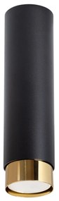 Stropní svítidlo Nero, 1x černé kovové stínítko, (22,5 cm), g