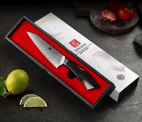 Víceúčelový nůž 5" XINZUO ŠIGA 67 vrstev damaškové oceli
