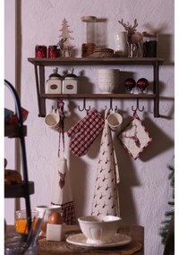 Bavlněná chňapka s jeleny Cosy Lodge – 18x30 cm