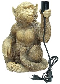 Stolní lampa Gold Monkey výška 36cm