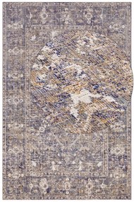 Hanse Home, Kusový koberec Cairo 105588 Port Said Cream Blue – na ven i na doma, 200x280, modrá, chodba / předsíň
