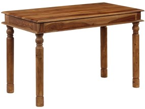 246252 vidaXL Jídelní stůl z masivního sheeshamového dřeva 120 x 60 x 77 cm