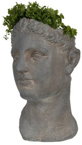 Kameninový květináč v designu busty antik ženy Koen – 30x23x41 cm