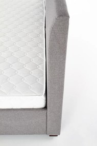 Čalouněná postel Dena 140x200 cm šedá