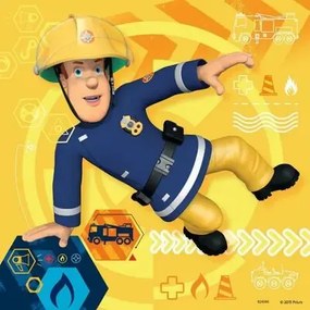 Ravensburger Požárník Sam: Zavolej Sama v nouzi - 3x49 dílků / od 5 le