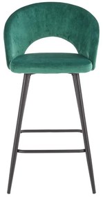 Halmar Barová židle H-96, tmavě zelená