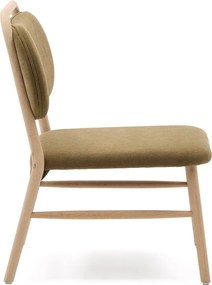 Zelené žinylkové křeslo Helda – Kave Home