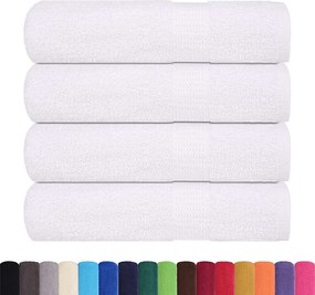 Ručníky do sprchy FROGN 4 ks bílé 70 x 140 cm 360 g/m² 136654