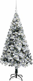 Umělý vánoční stromeček Bílá 150 cm PVC, ocel a plast 3396954