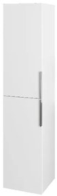 kielle Idolio - Vysoká skříňka závěsná 155x35x35 cm, lesklá bílá 50224010