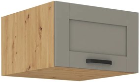 Kuchyňská skříňka LUNA 60 NAGU-36 1F korpus: dub artisan, barva dvířek: světle šedá CLAY