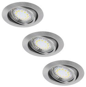 Rabalux 1166 - SADA 3xLED Podhledové svítidlo LITE 3xGU10/3W/230V