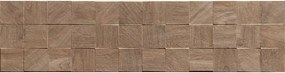 Mexen Riga Lyon Brown glazovaný gres rekt. G1, dlaždice na stěnu imitující dřevo 120 x 30 cm, mat - TL713-120-030-51
