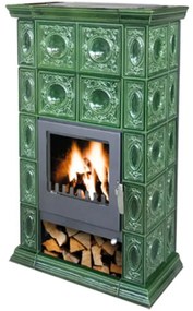 Krbová kamna Altenburg Glassgreen 8 kW