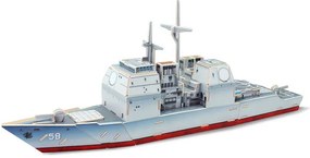 RoboTime Dřevěná skládačka křižník Aegis