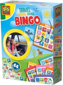 SES CREATIVE Hra Bingo cestovní samolepky do auta *SPOLEČENSKÉ HRY* 02238