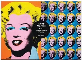 GALISON Oboustranné puzzle Andy Warhol: Marilyn / 500 dílků