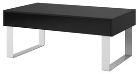 Konferenční stolek Bralani BR12, Barva: černá / černá lesk